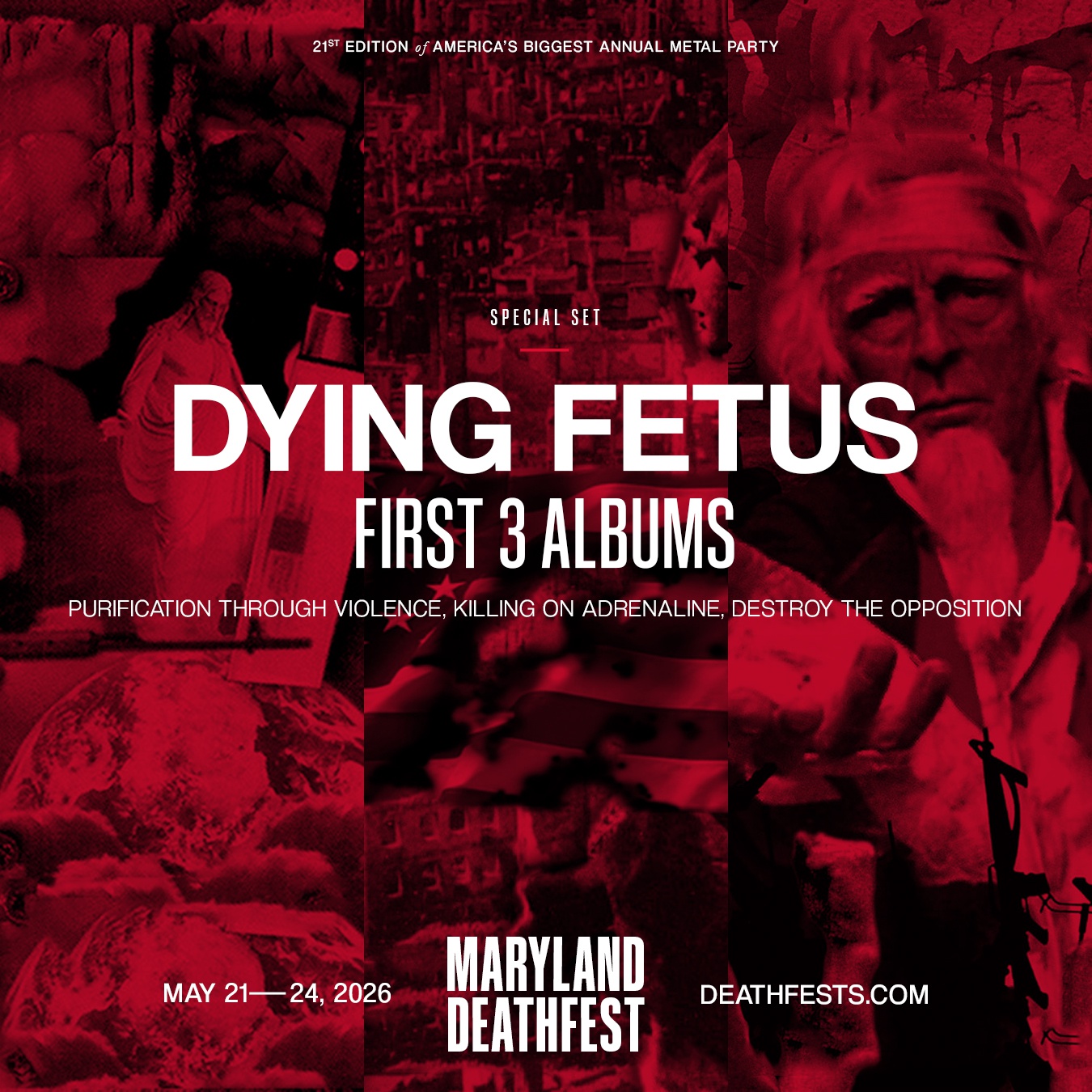 Dying Fetus Special Old School Set at MDF 2026 – Maryland Deathfest